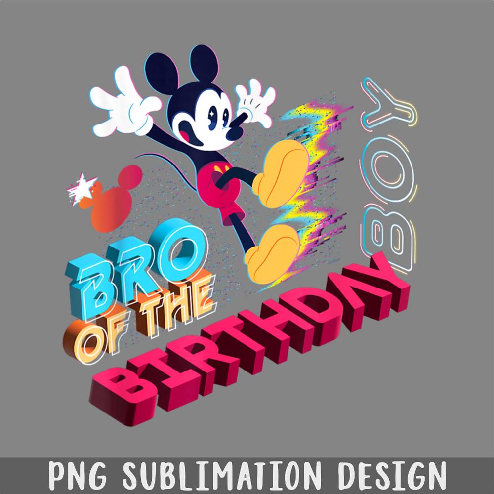 Disney Mickey Mouse Family Star Bro of the Birthday Boy Desi | Inspire ...