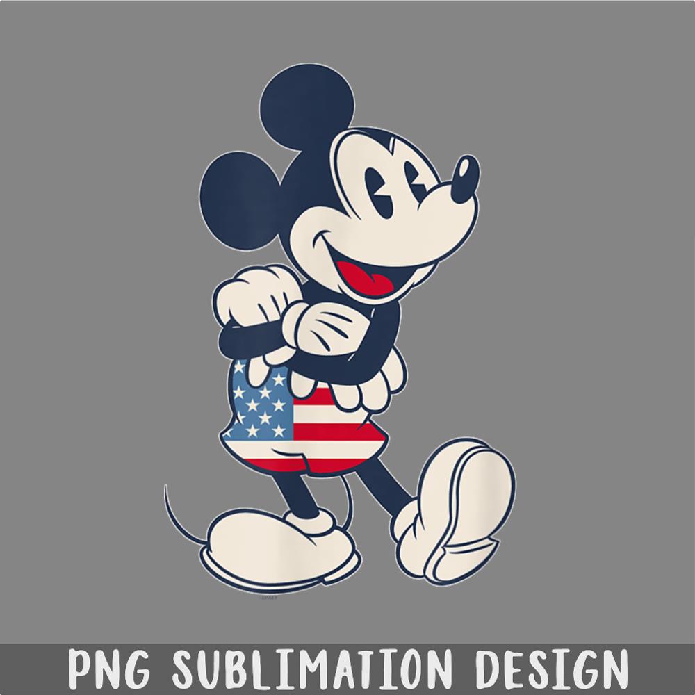 Disney Mickey Mouse Vintage Americana Design PNG. Instant Do | Inspire ...