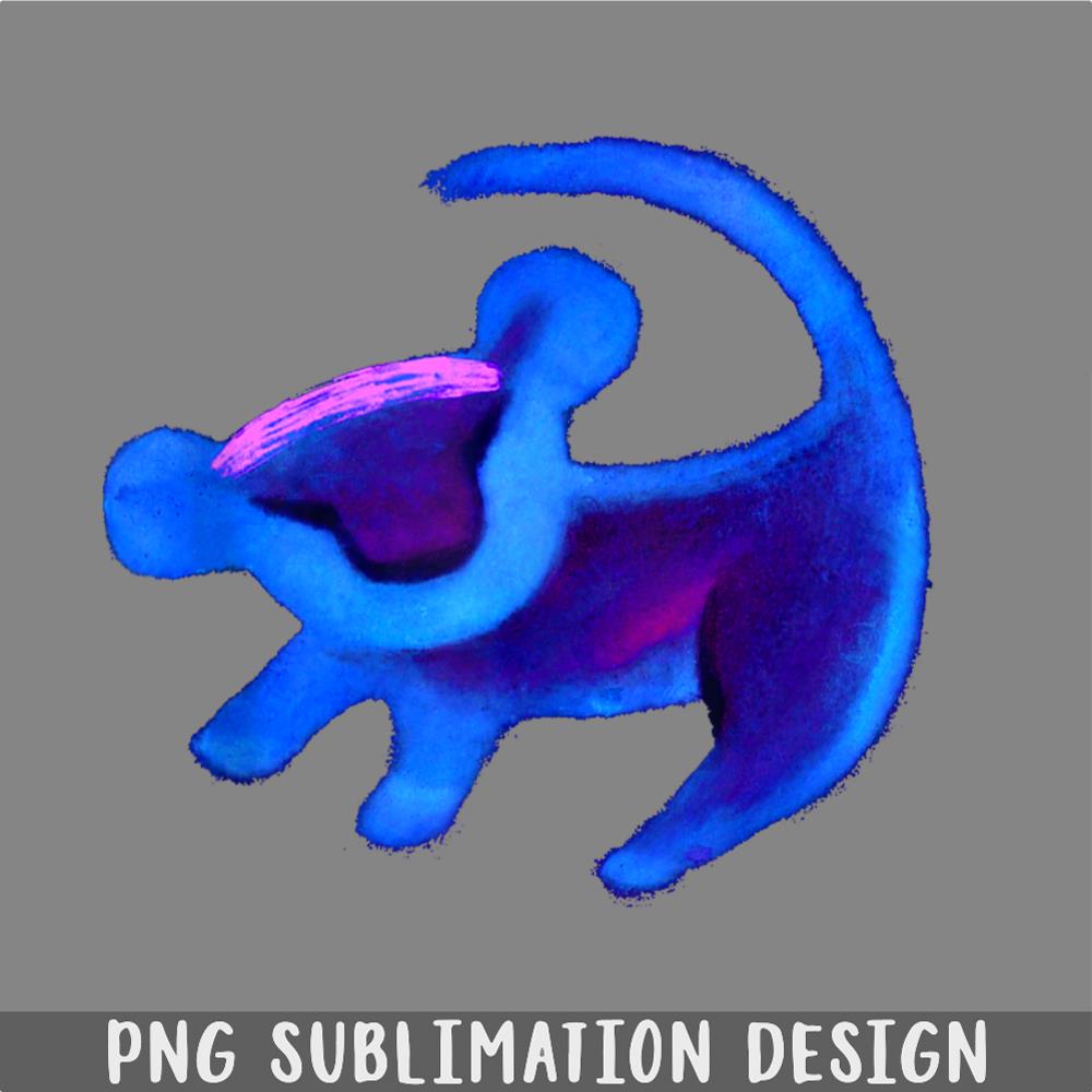 Disney The Lion King Simba Cave Painting Blue Hue Tank Top 1 | Inspire ...