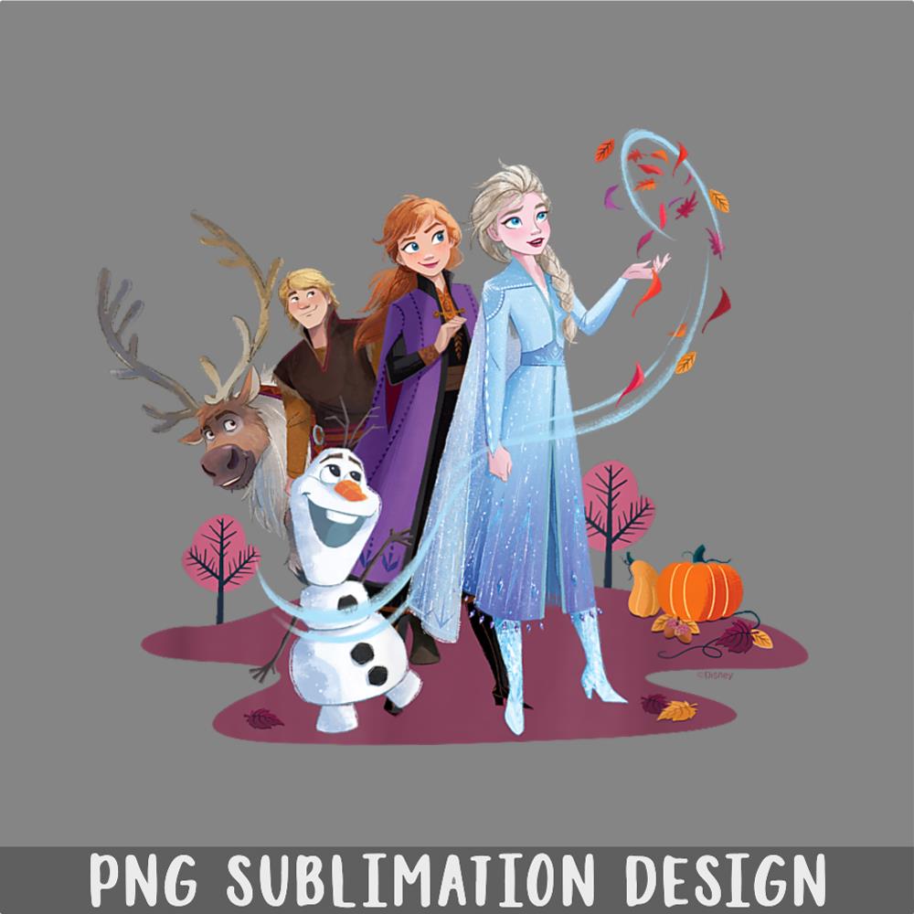 Disney Princess Frozen Elsa Anna Olaf Sven and Kristoff Fall - Inspire ...