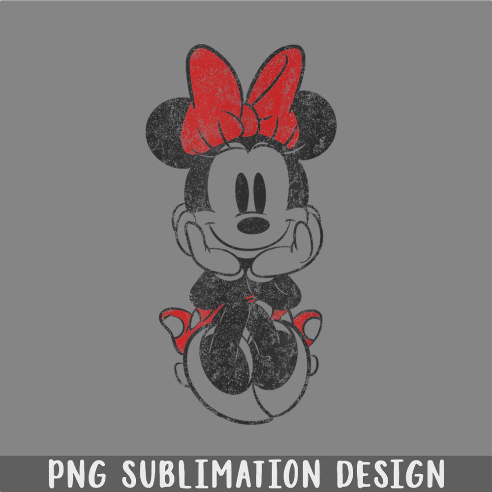 Disney Mickey And Friends Minnie Mouse Vintage Sitting 264 P | Inspire ...