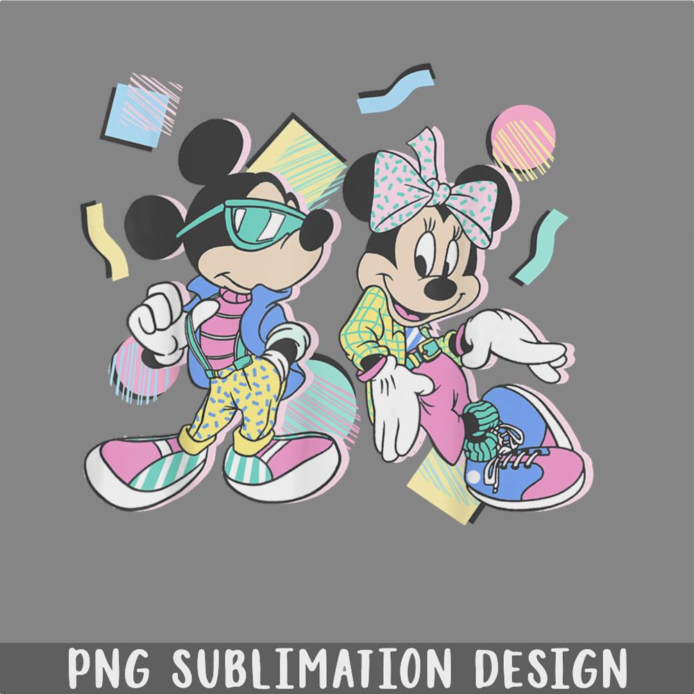 Disney Mickey And Friends Mickey & Minnie Retro 80's Style 2 | Inspire ...