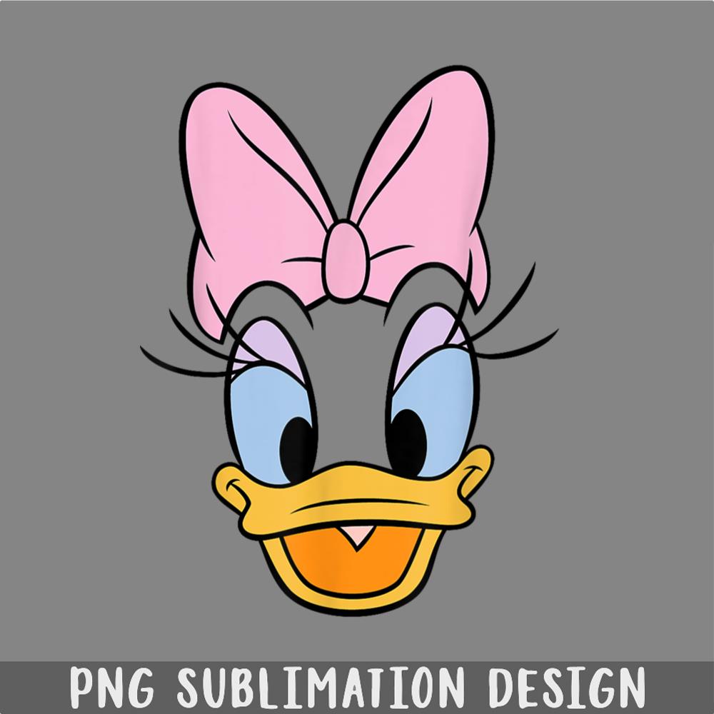 Disney Daisy Duck Big Face 343 PNG Download, Instant Downloa | Inspire ...