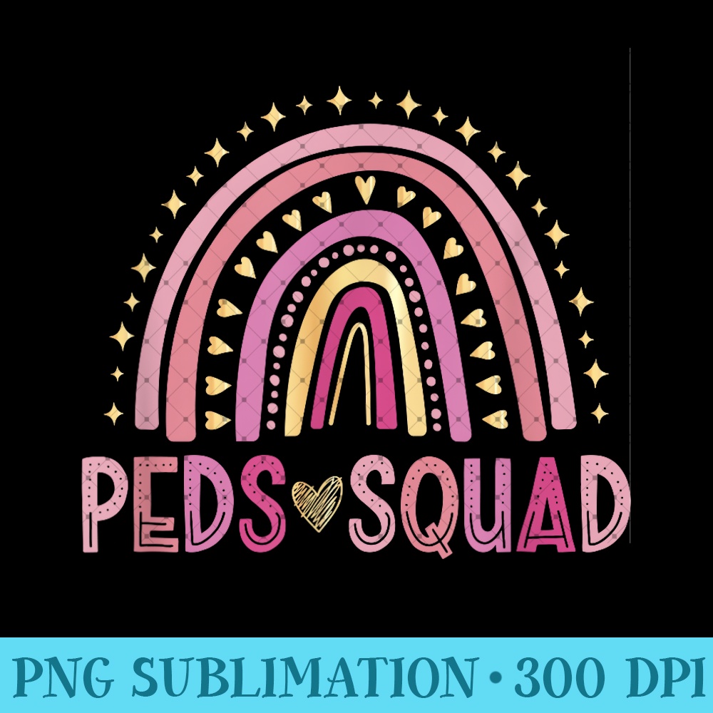 Pediatrician Rainbow Peds Squad Pediatric Nurse PEDS - High | Inspire ...