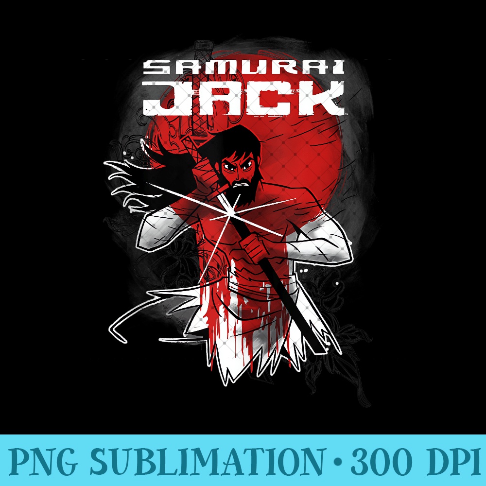 CN Samurai Jack Red Sun Sword Portrait - High Resolution PNG | Inspire ...