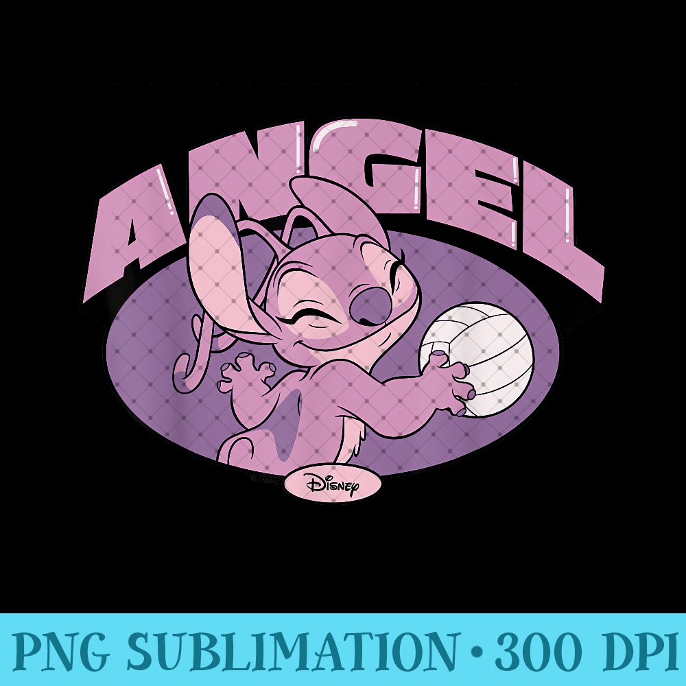 Lilo And Stitch - Angel Varsity Volleyball - PNG design asse | Inspire ...