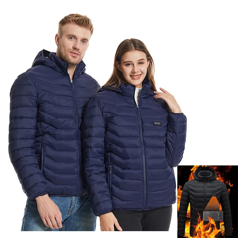 HJ-21B Heated Jacket | 21 Areas 4 Control Zones | USB Chargi | Inspire Uplift