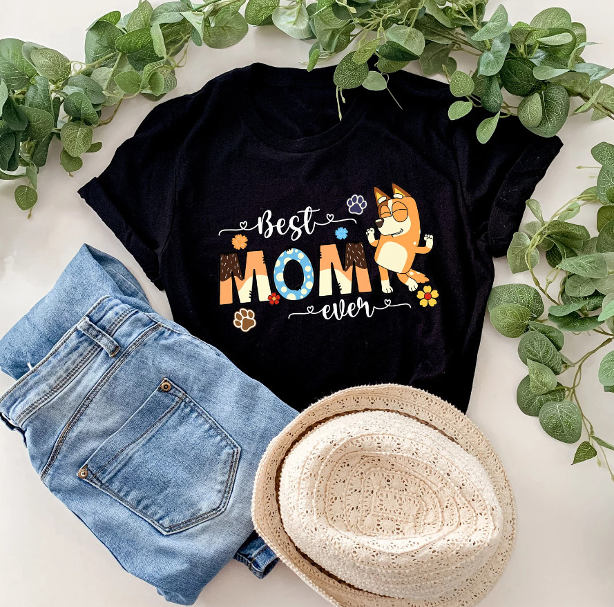 Bluey Family Comfort Colors Shirt, Bluey Mom Comfort Colors | Inspire ...