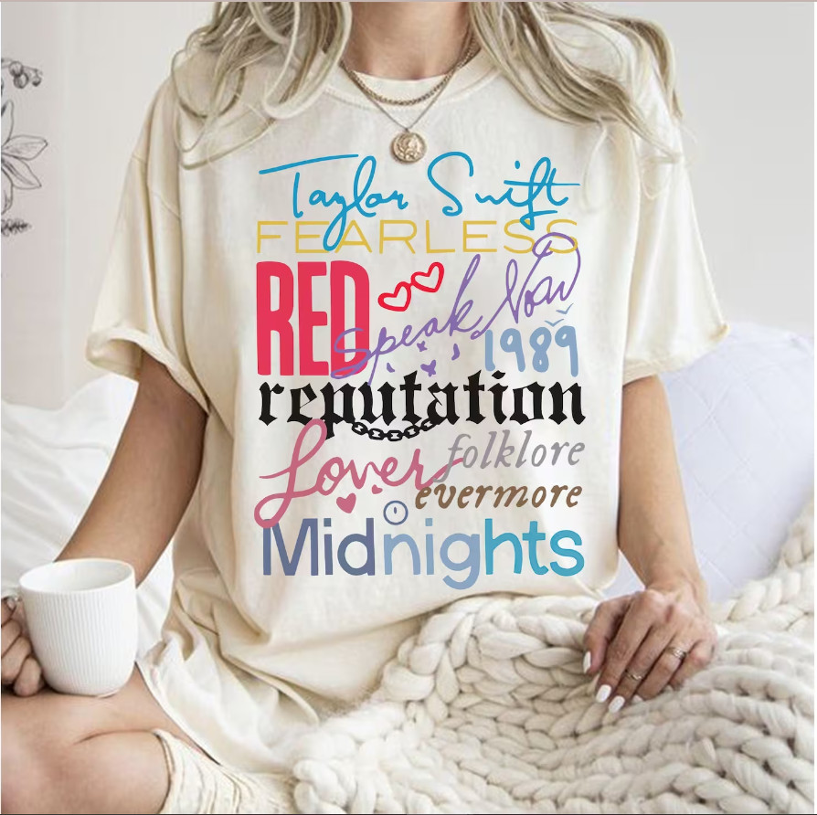 The Eras Tour Comfort Color Shirt, Taylor Swiftie Comfort Co - Inspire ...