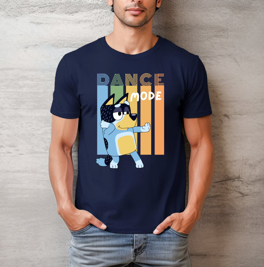 Bluey Dance Mode Hoodie Shirt, Bluey And Bandit Hoodie Shirt | Inspire ...