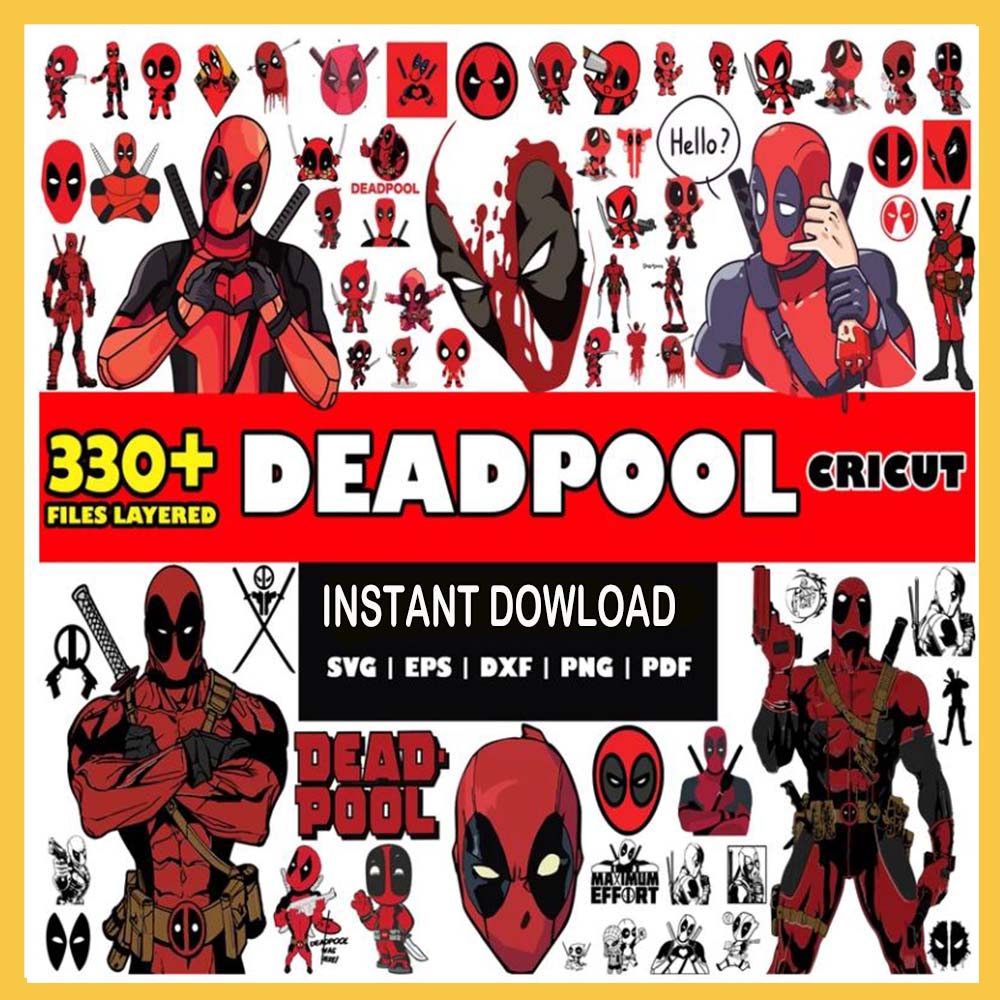 Deadpool Bundle Svg, Mega Bundle Svg - Inspire Uplift