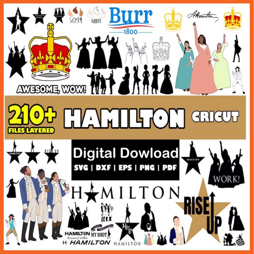 Hamilton Bundle Svg, Mega Bundle Svg | Inspire Uplift