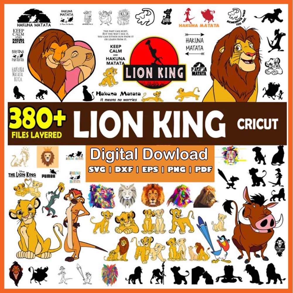 The Lion King Bundle Svg | Inspire Uplift