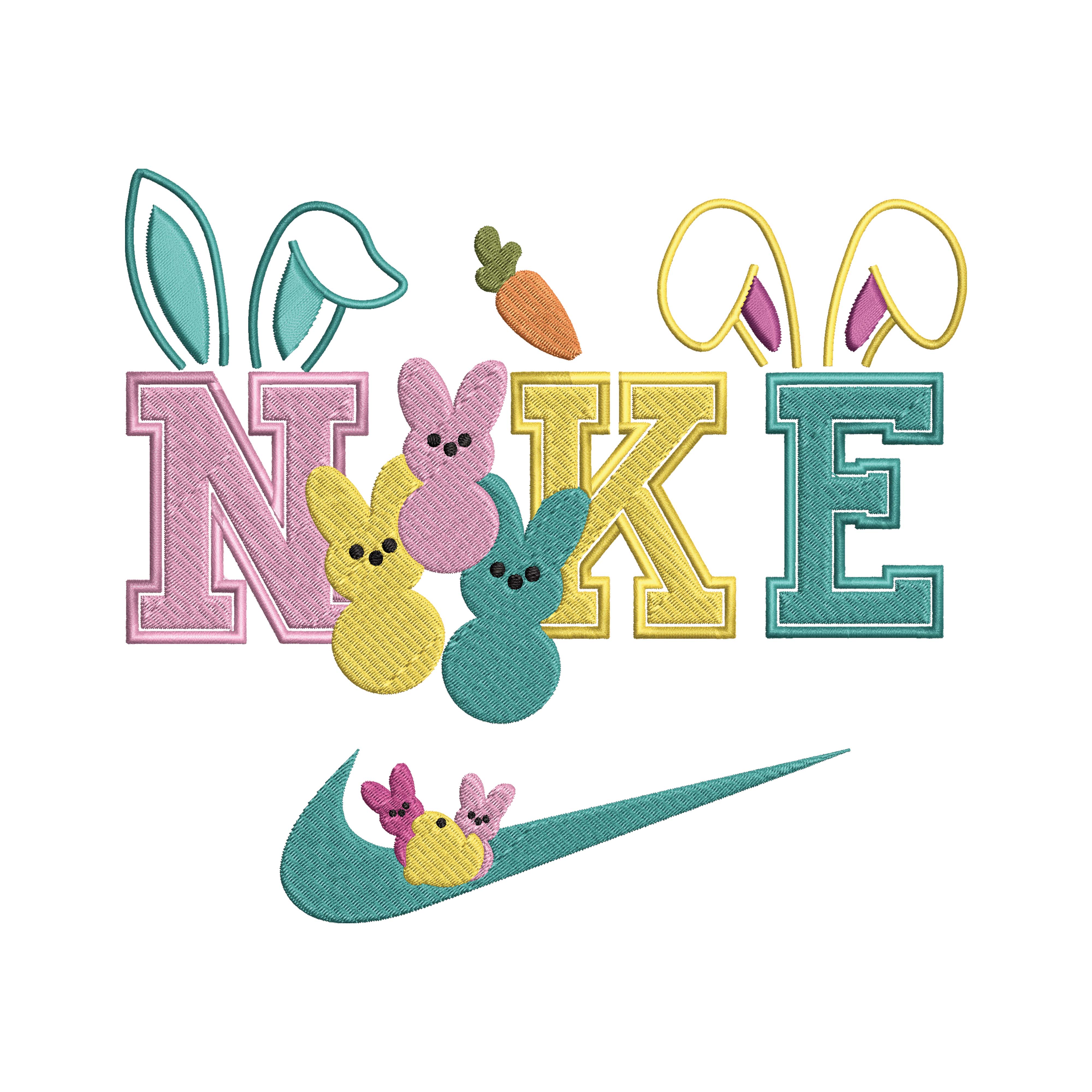 Nike Cute Embroidery Design - Inspire Uplift