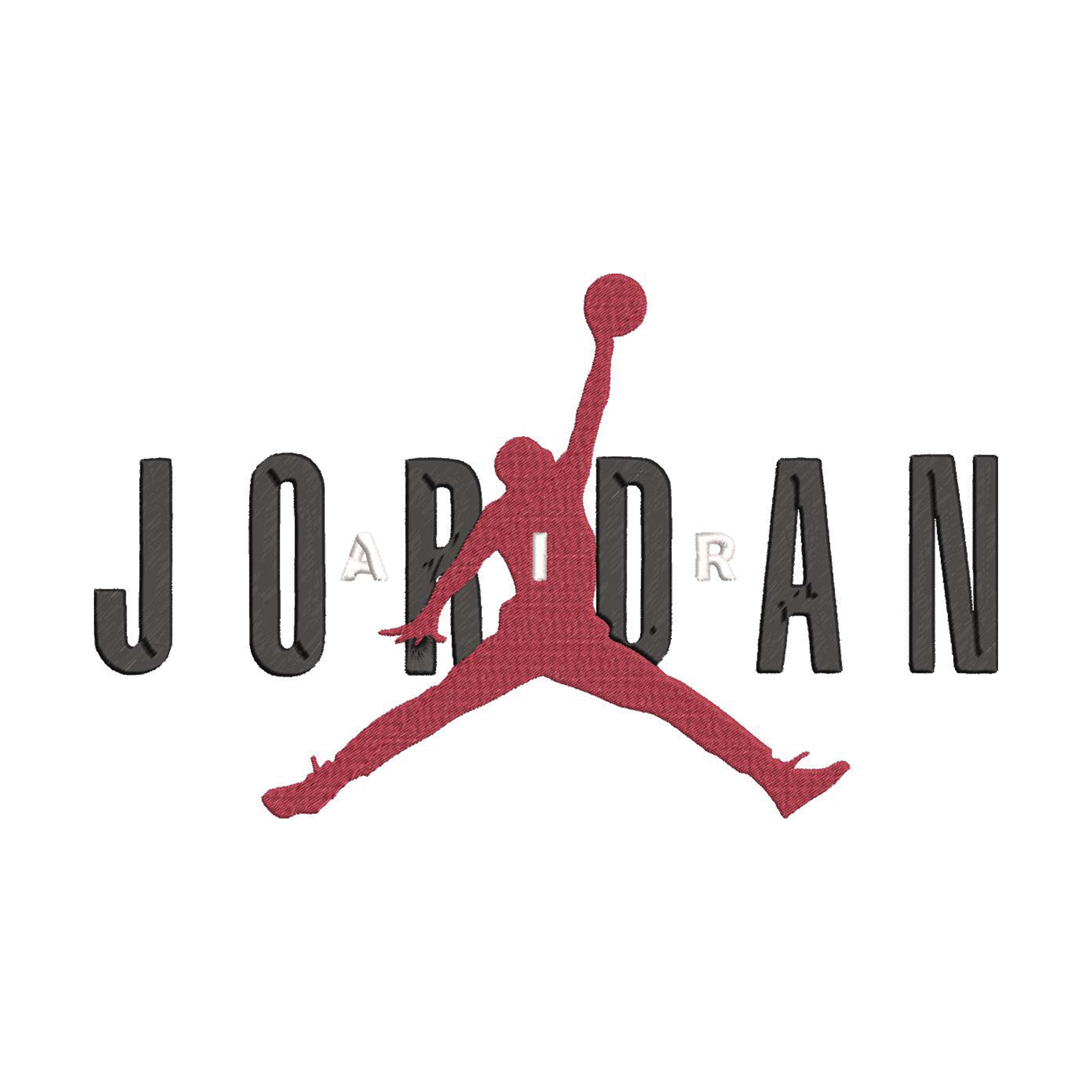 Air Jodan Logo Embroidery, Michael Jordan Embroidery, Basket | Inspire ...