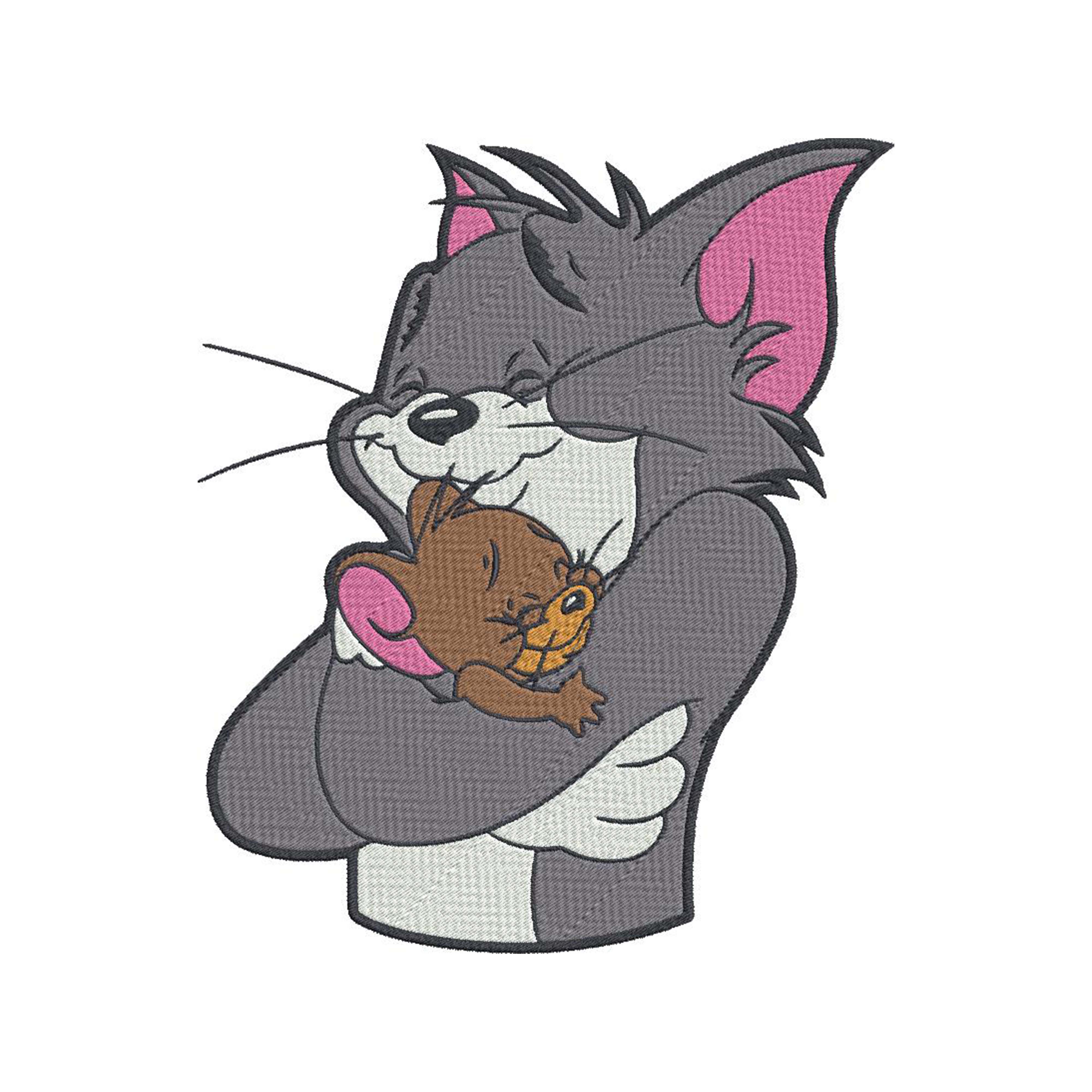 Tom and jerry embroidery design, Embroidered shirt, Brand Em - Inspire ...