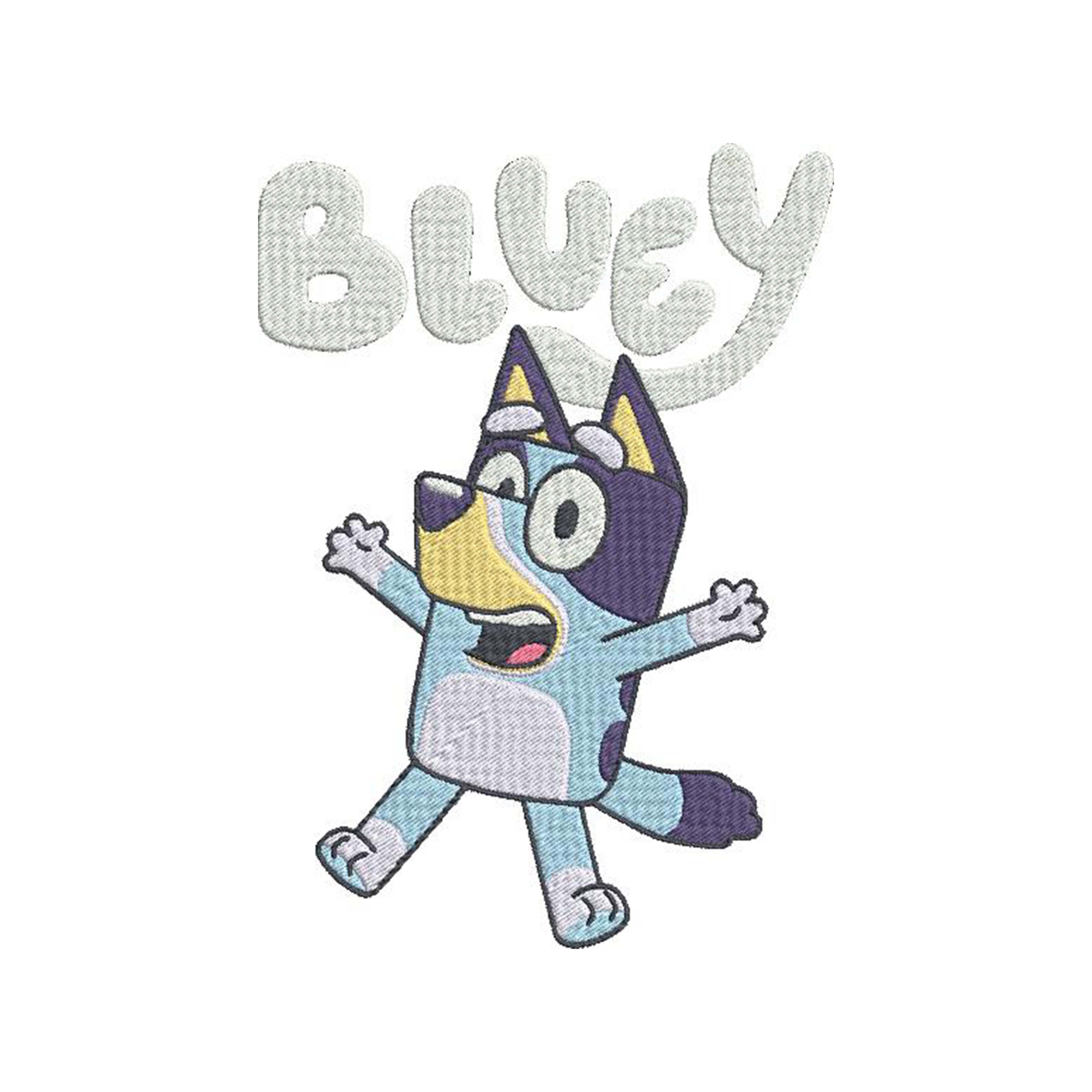 Bluey Embroidery, Bluey Cartoon Embroidery, cartoon Embroide | Inspire ...