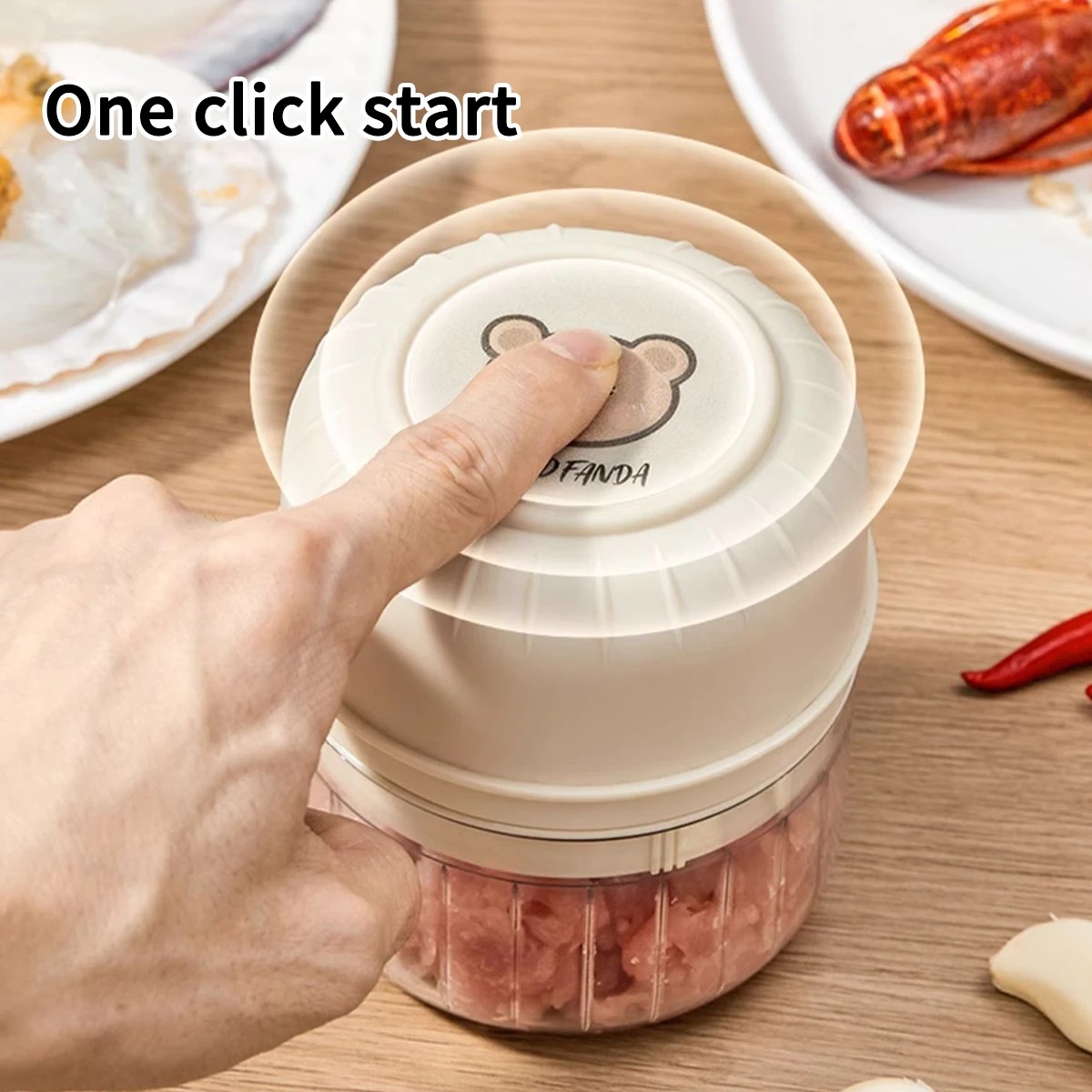 Portable Mini Electric Food Grinder And Chopper kitchen tool - Inspire ...