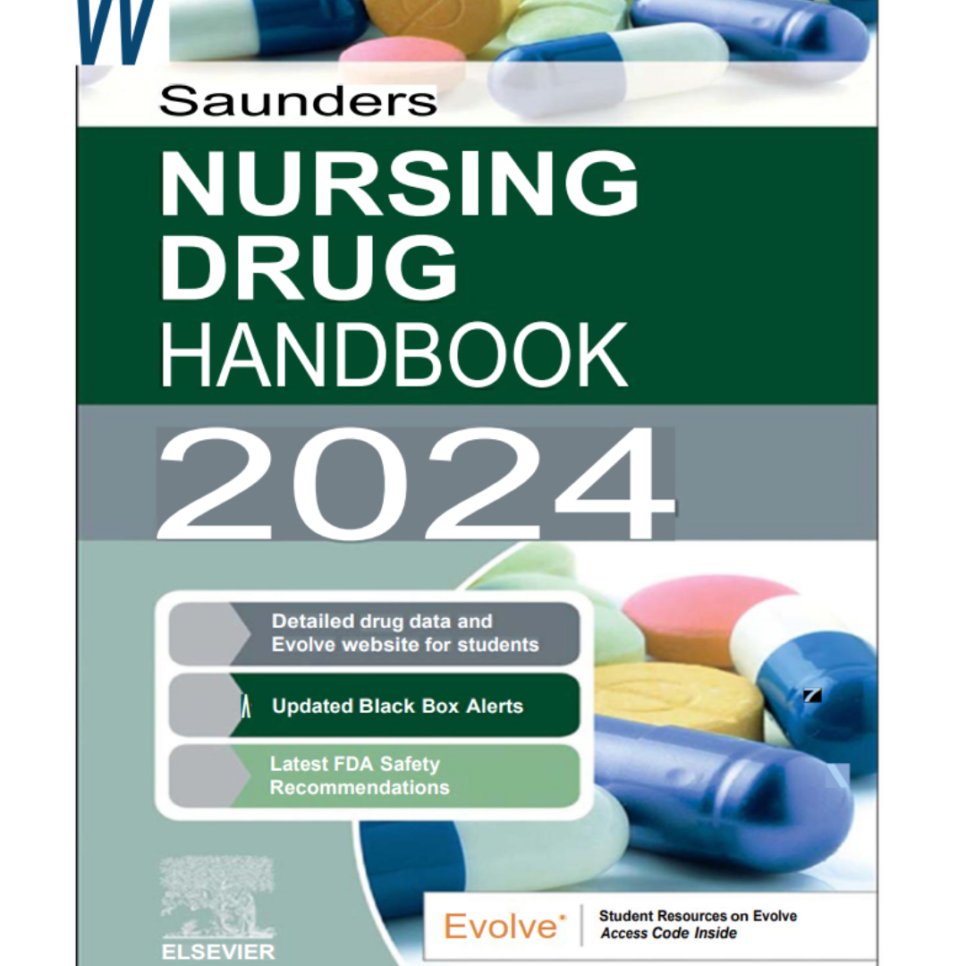 Saunders Nursing Drug Handbook 2024, 1st Edition | Inspire Uplift