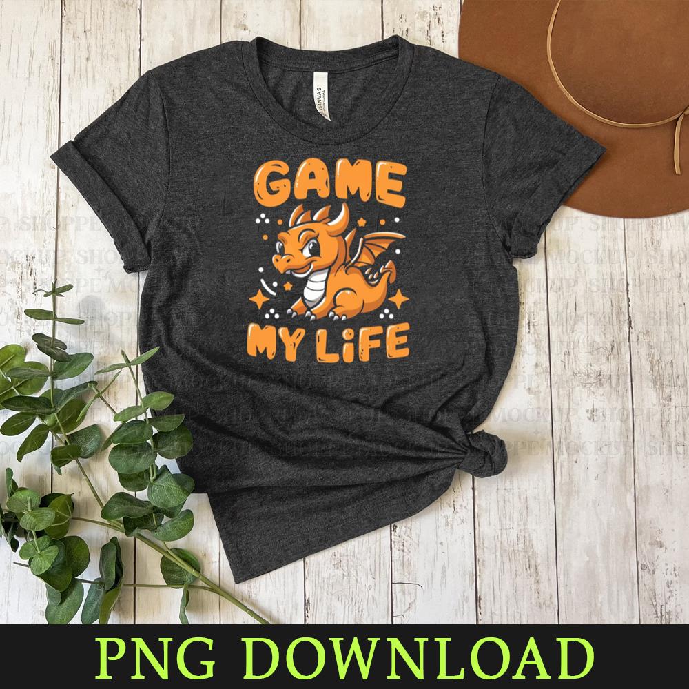 Game my life Cartoon Animals, PNG design - Inspire Uplift