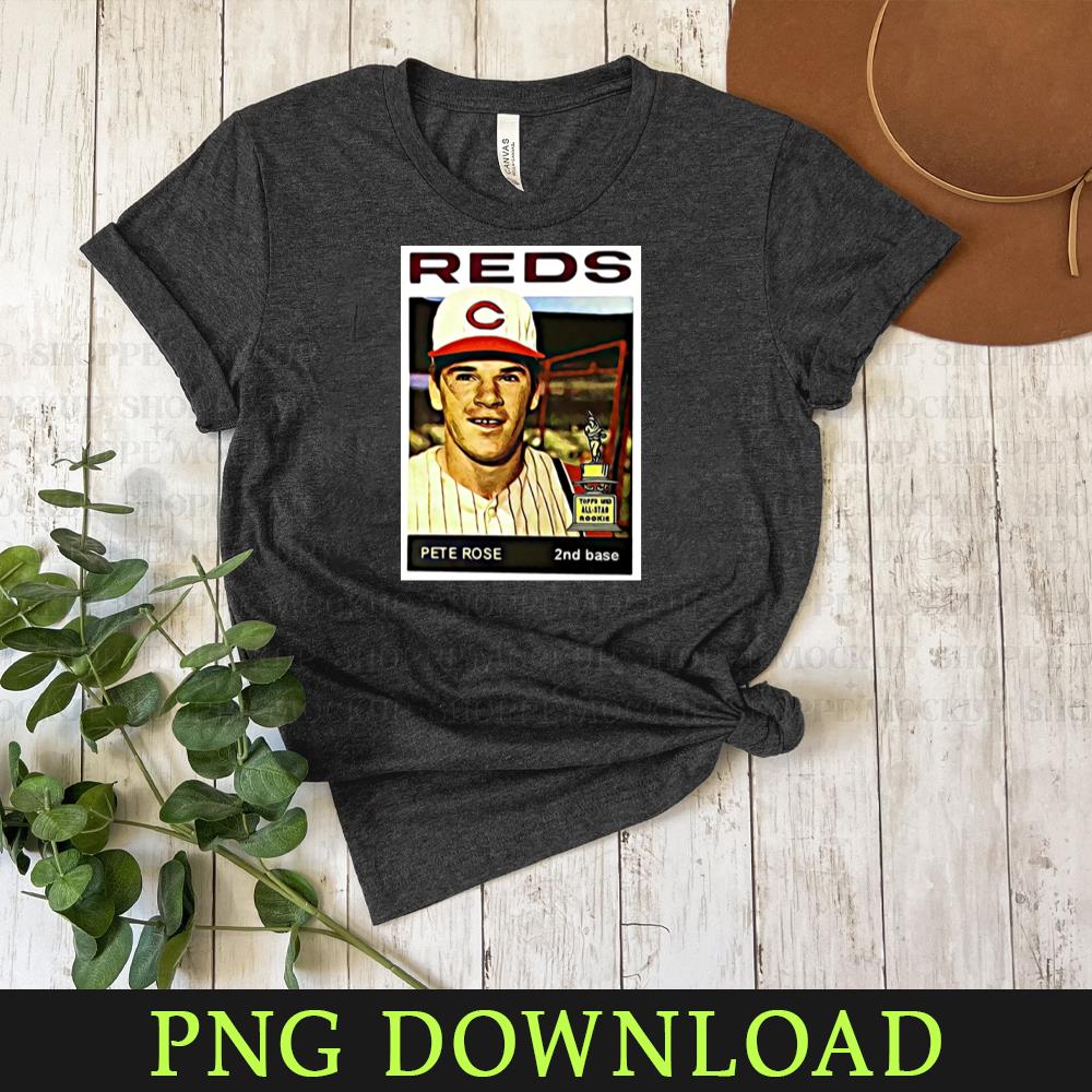 Pete Rose 1964 Flashback Champs PNG Sublimation Digital Down | Inspire ...