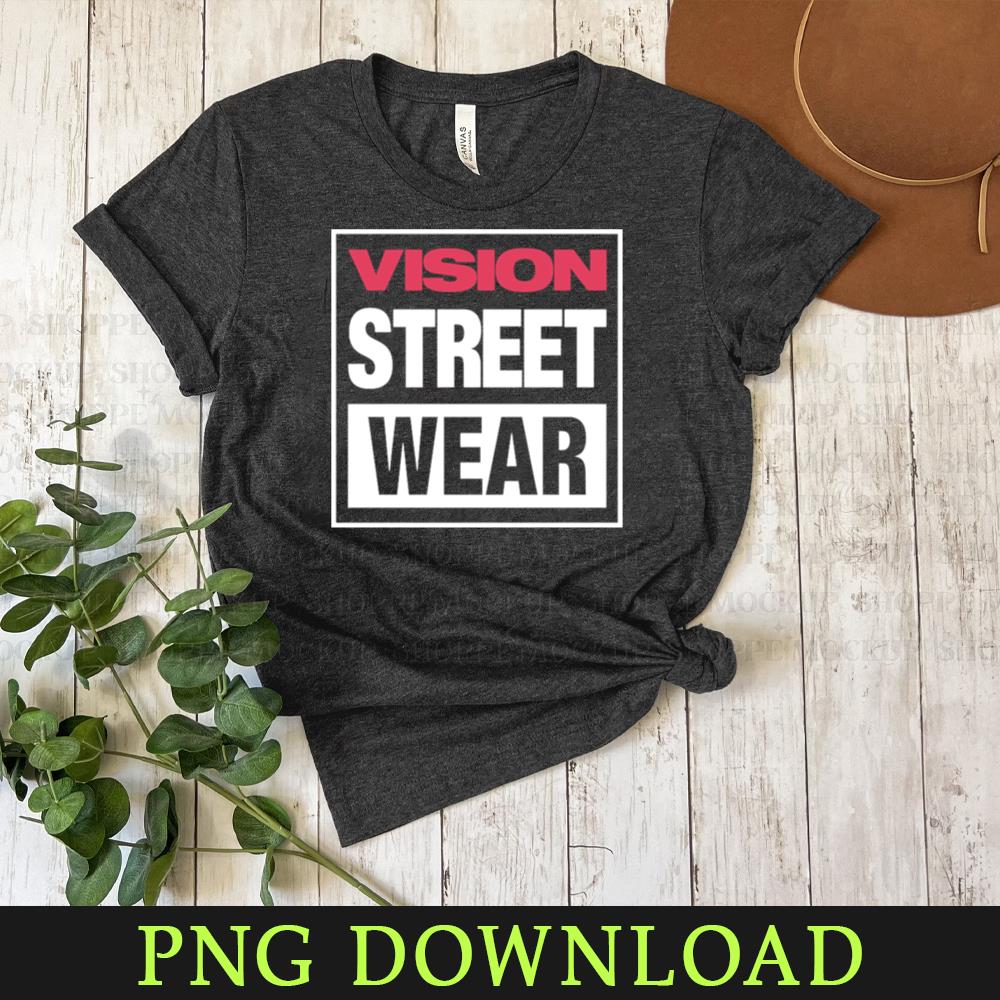Vision Street Wear 80s Skateboarding Retro 1980s Classic PNG | Inspire ...