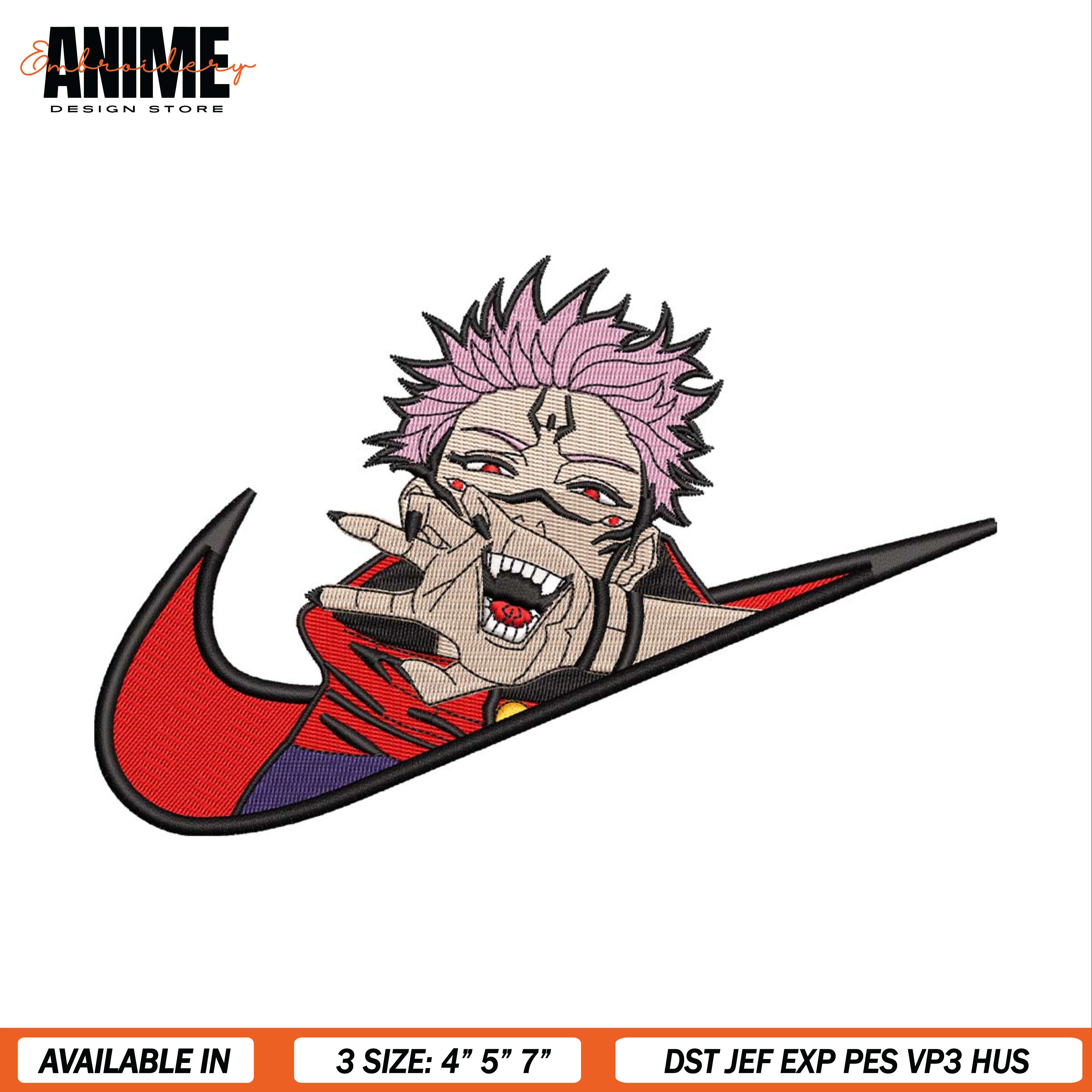 Nike Satoru Gojo Design Embroidery Png - Inspire Uplift