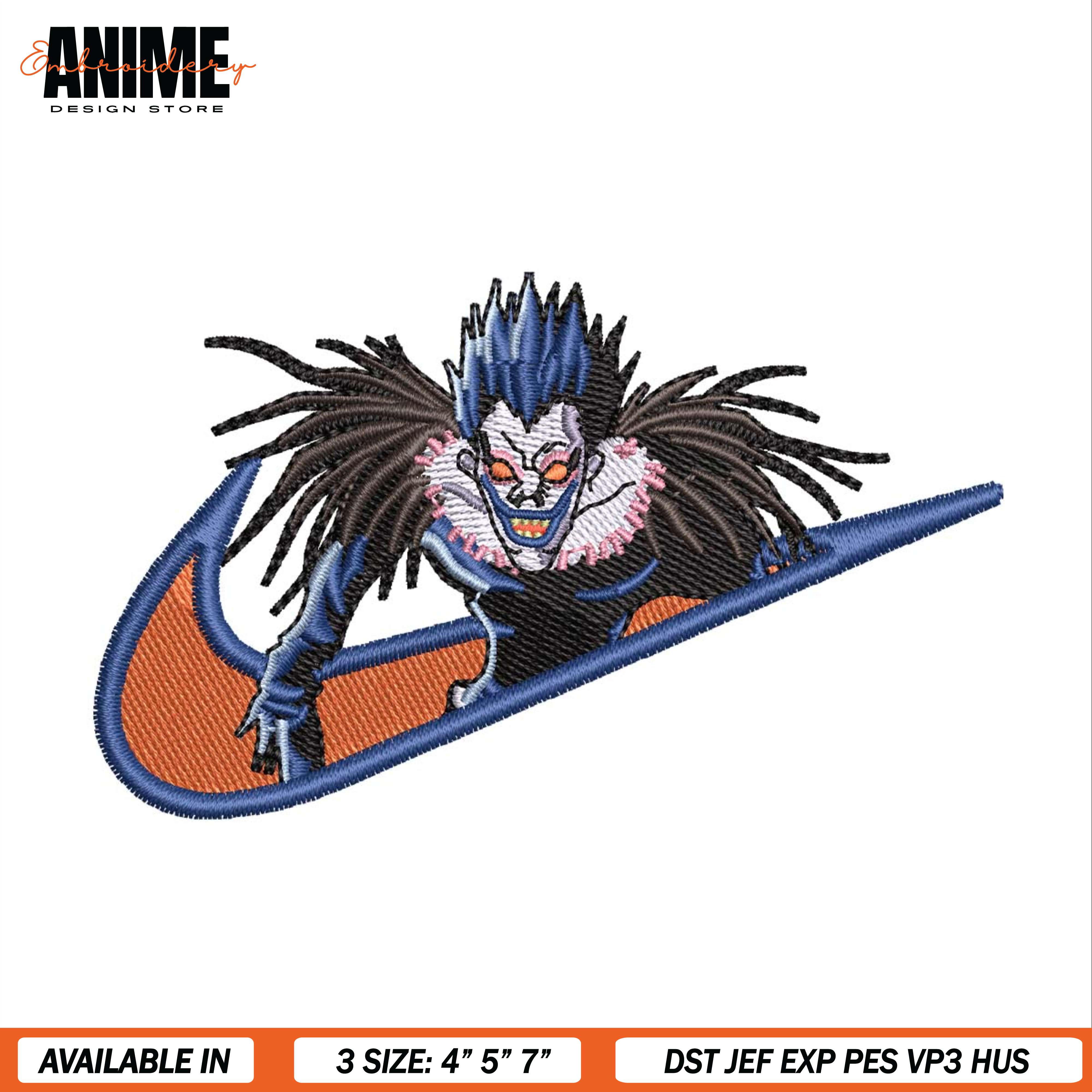 Ryuk Character Embroidery Design Png | Inspire Uplift