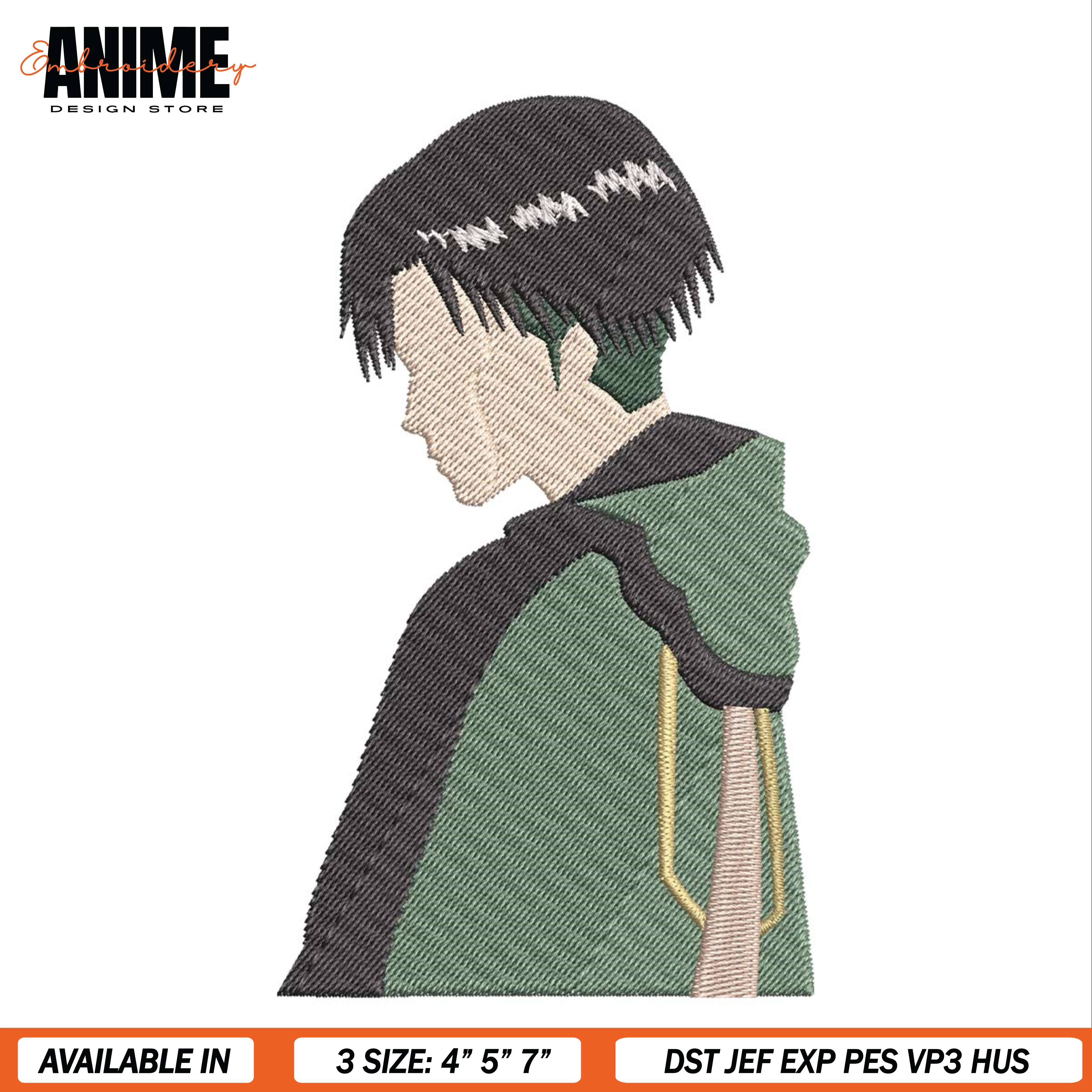 Anime Levi Ackerman Embroidery Design | Inspire Uplift