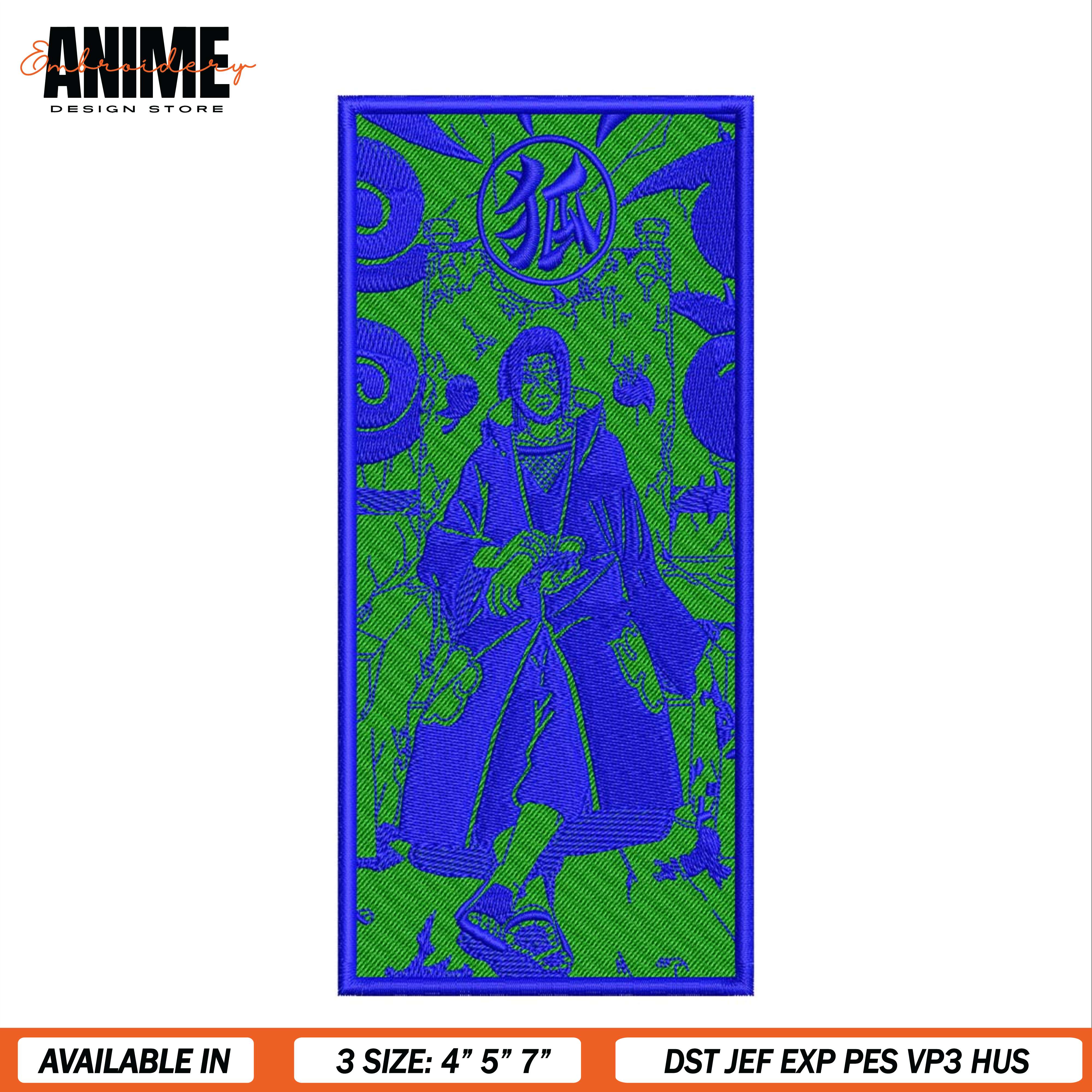 Anime Embroidery Design Pattern Uchiha Itachi File | Inspire Uplift