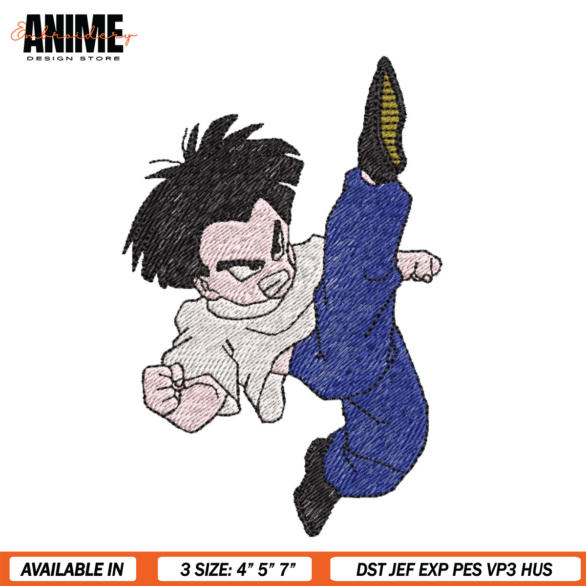 Dragon Ball Z Embroidery Design | Inspire Uplift