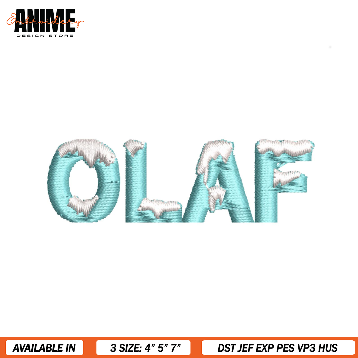 Frozen Olaf Logo Embroidery | Inspire Uplift