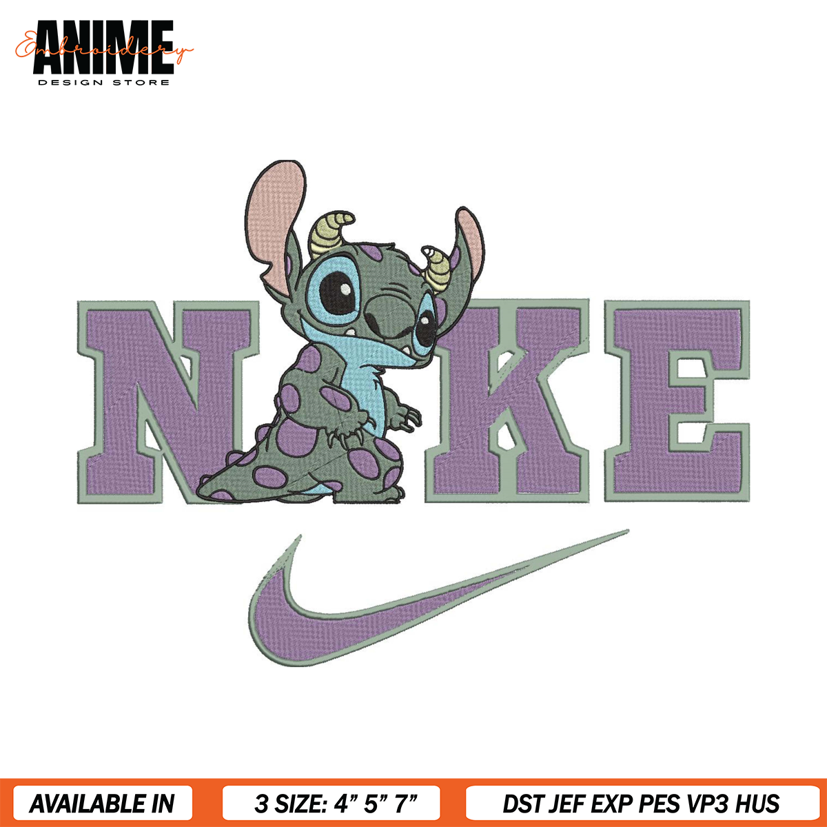 Nike Stitch Embroidery Design,Lilo And Stitch Embroidery Mac | Inspire ...