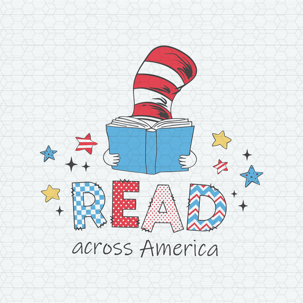 Dr Seuss Read Across America SVG - Inspire Uplift