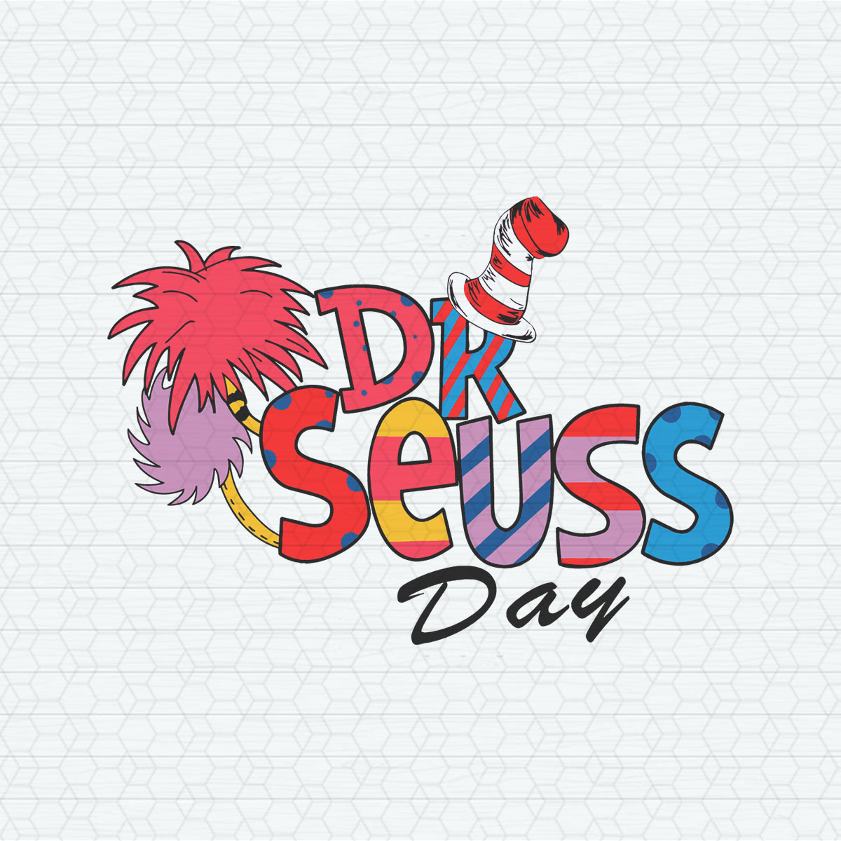 Vintage Happy Dr Seuss Day SVG - Inspire Uplift