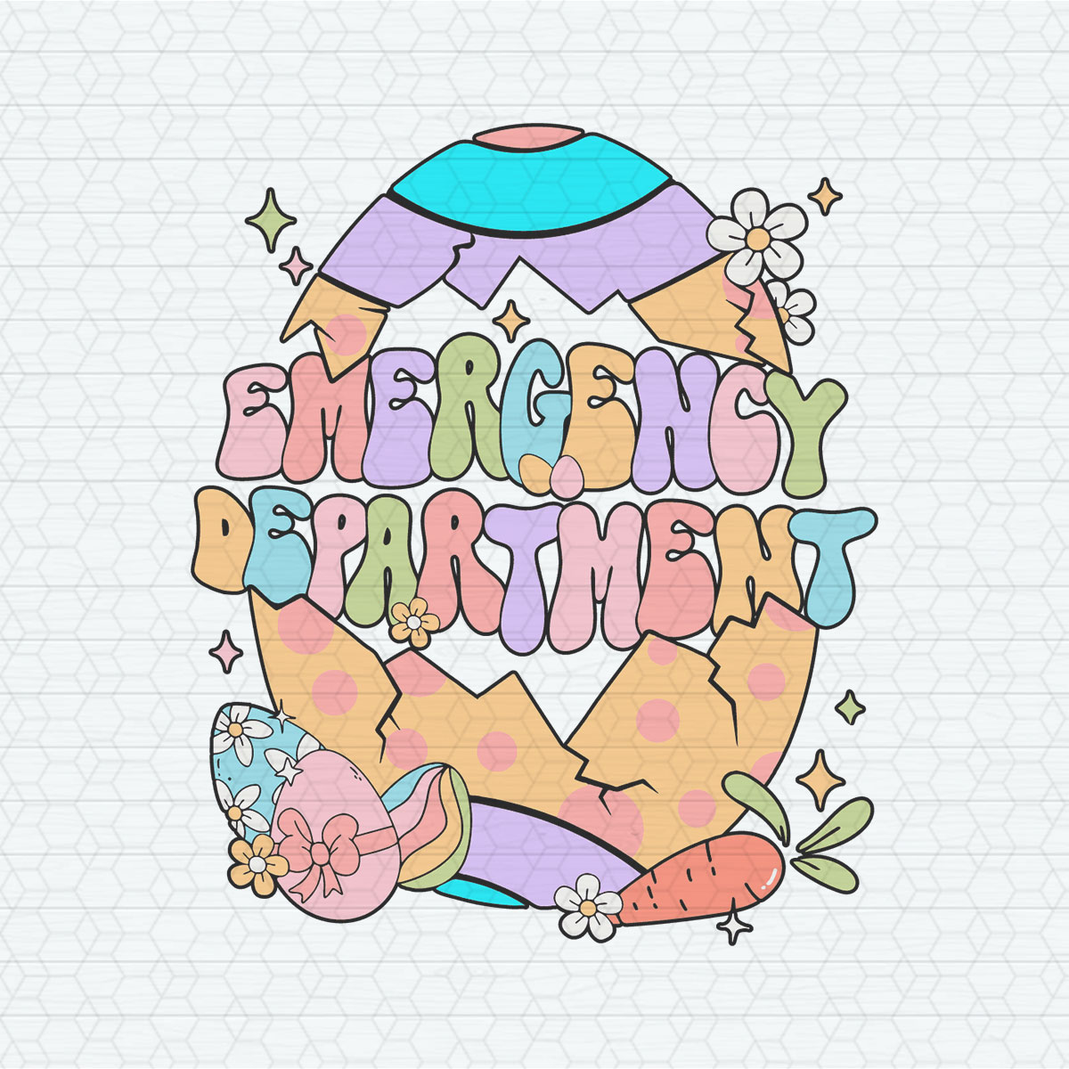 Easter Emergency Department Easter Eggs SVG | Inspire Uplift