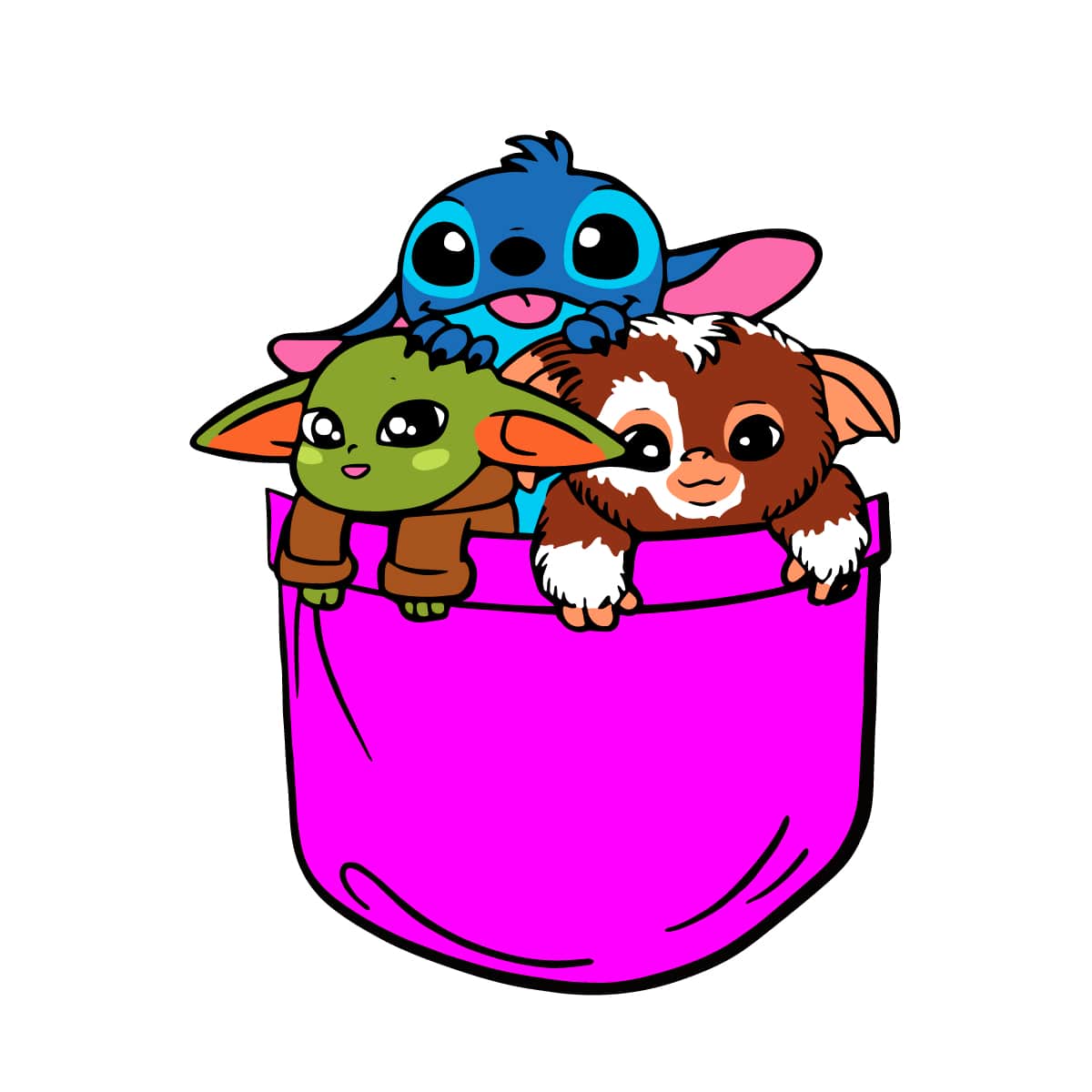 Baby Yoda Stitch Gizmo Disney SVG | Inspire Uplift