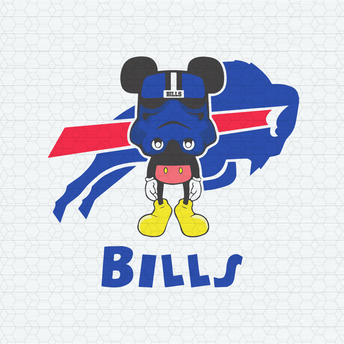 Mickey Mouse Stormtrooper Buffalo Bills SVG | Inspire Uplift