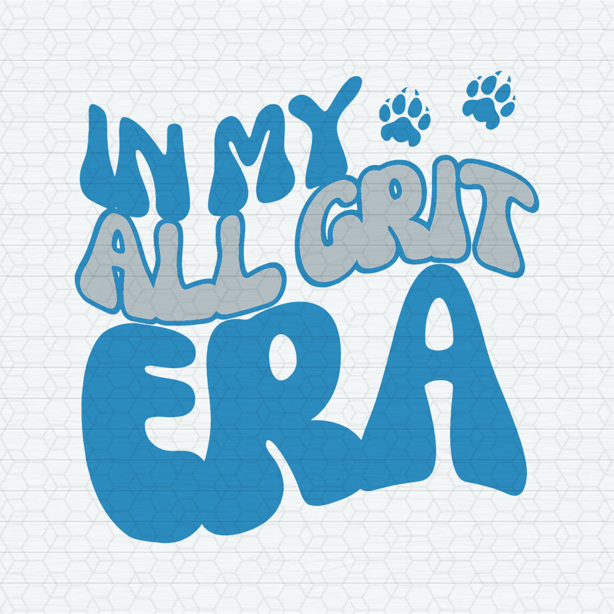 In My All Grit Era Detroit Football SVG | Inspire Uplift