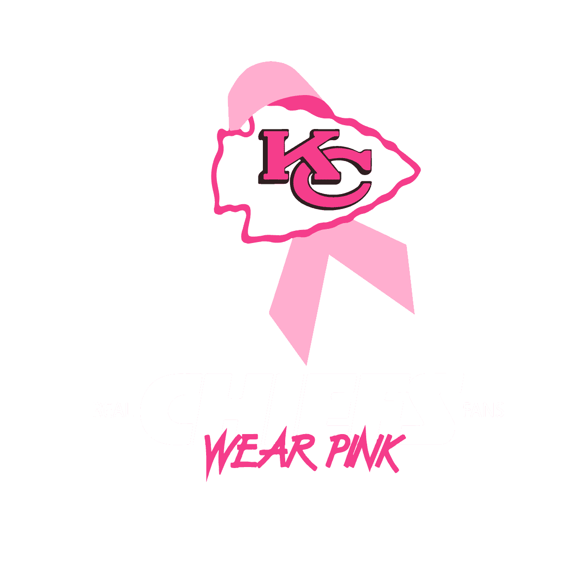 Kansas City Chiefs Wear Pink Breast Cancer Svg - Inspire Uplift