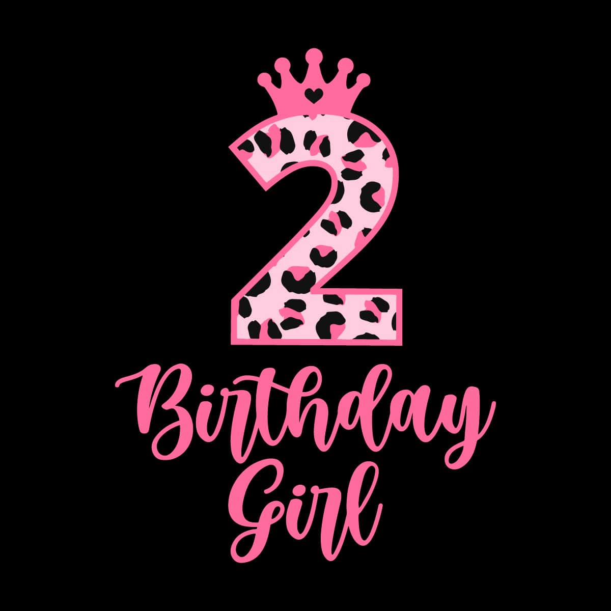2nd Birthday SVG Fourth Birthday SVG 2 Birthday Girl SVG Bir | Inspire ...