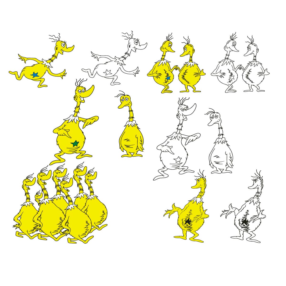 Sneetches SVG PNG Bundle Dr Seuss SVG The Sneetches SVG | Inspire Uplift