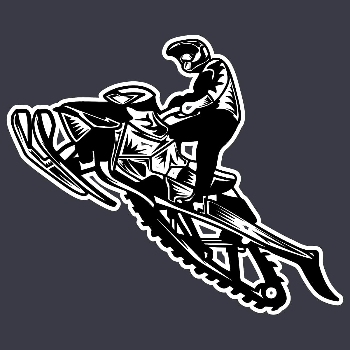 Snowmobile Jump SVG Sport SVG Snowmobiler SVG Snow SVG | Inspire Uplift