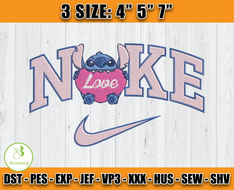 Angle Nike Embroidery Design, Stitch Machine Embroidery File - Inspire ...