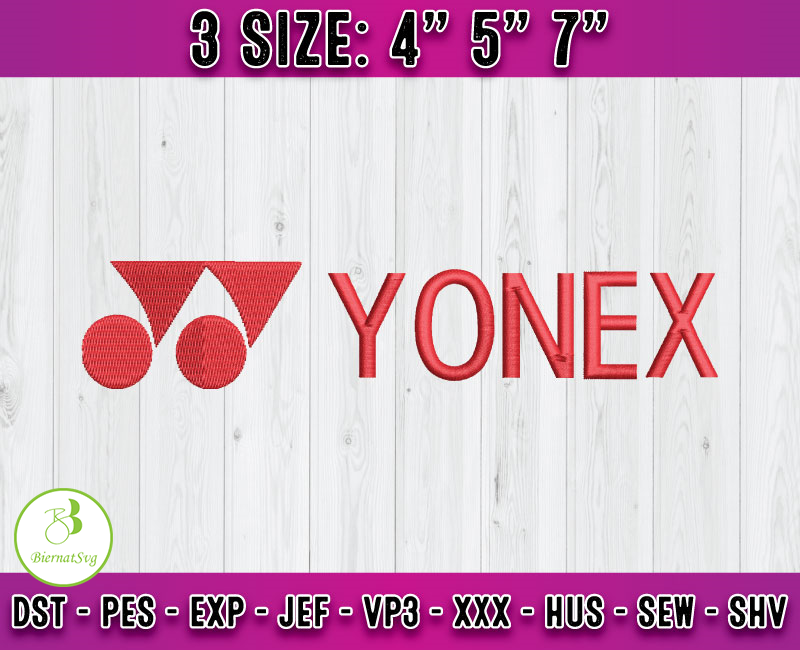 Yonex logo embroidery, logo fashion embroidery, embroidery D | Inspire ...