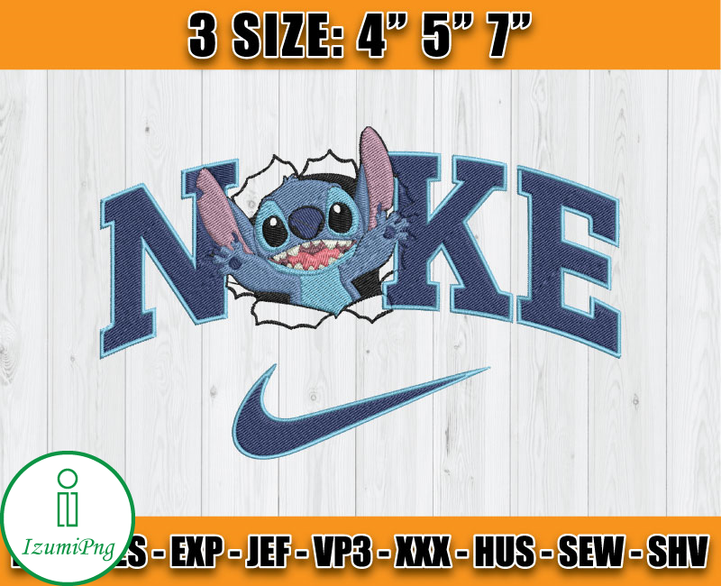 Nike Stitch Funny Embroidery Design File, Disney Nike Machin | Inspire ...
