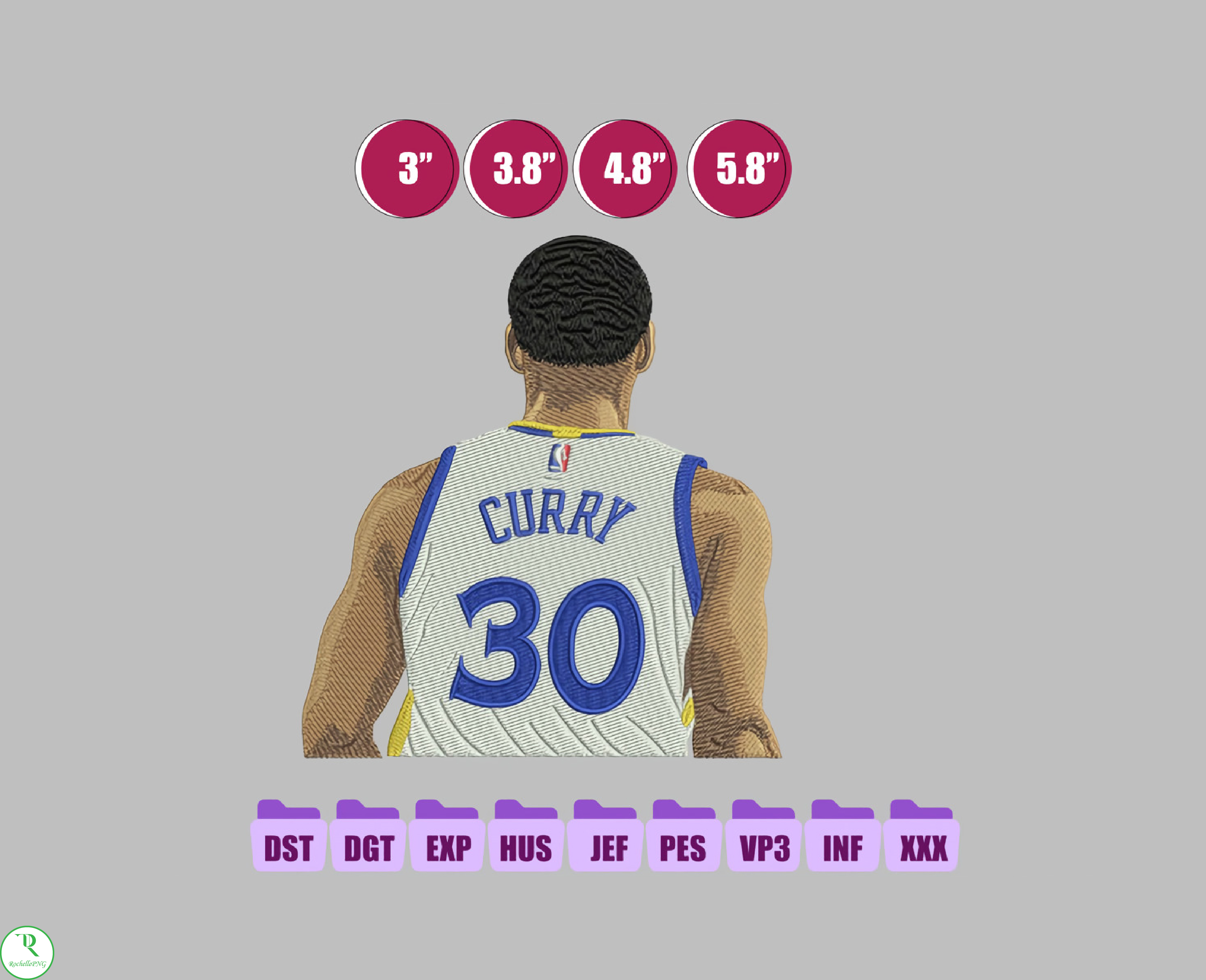 Curry NBA Anime Embroidery Design, Anime Embroidery Design 1 | Inspire ...