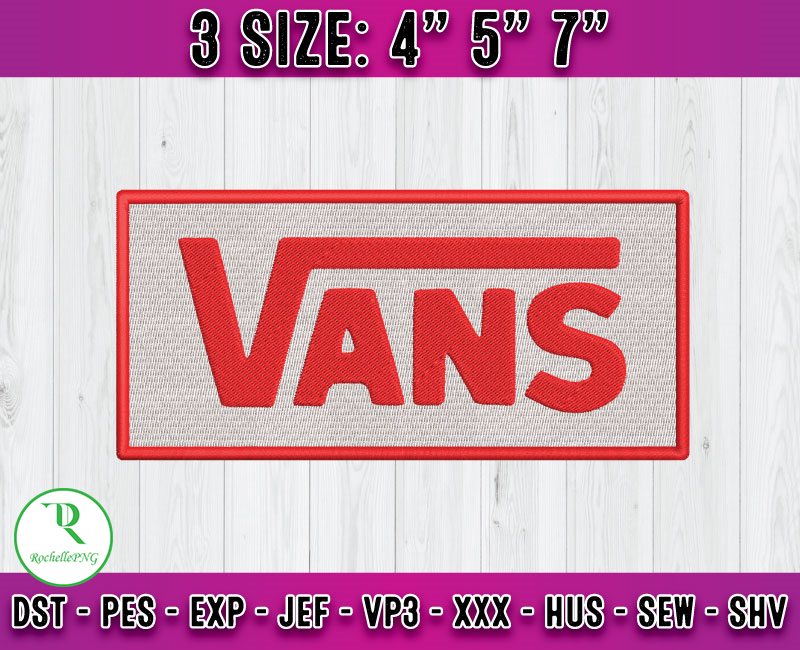 Vans logo embroidery, logo fashion embroidery, embroidery ma | Inspire ...