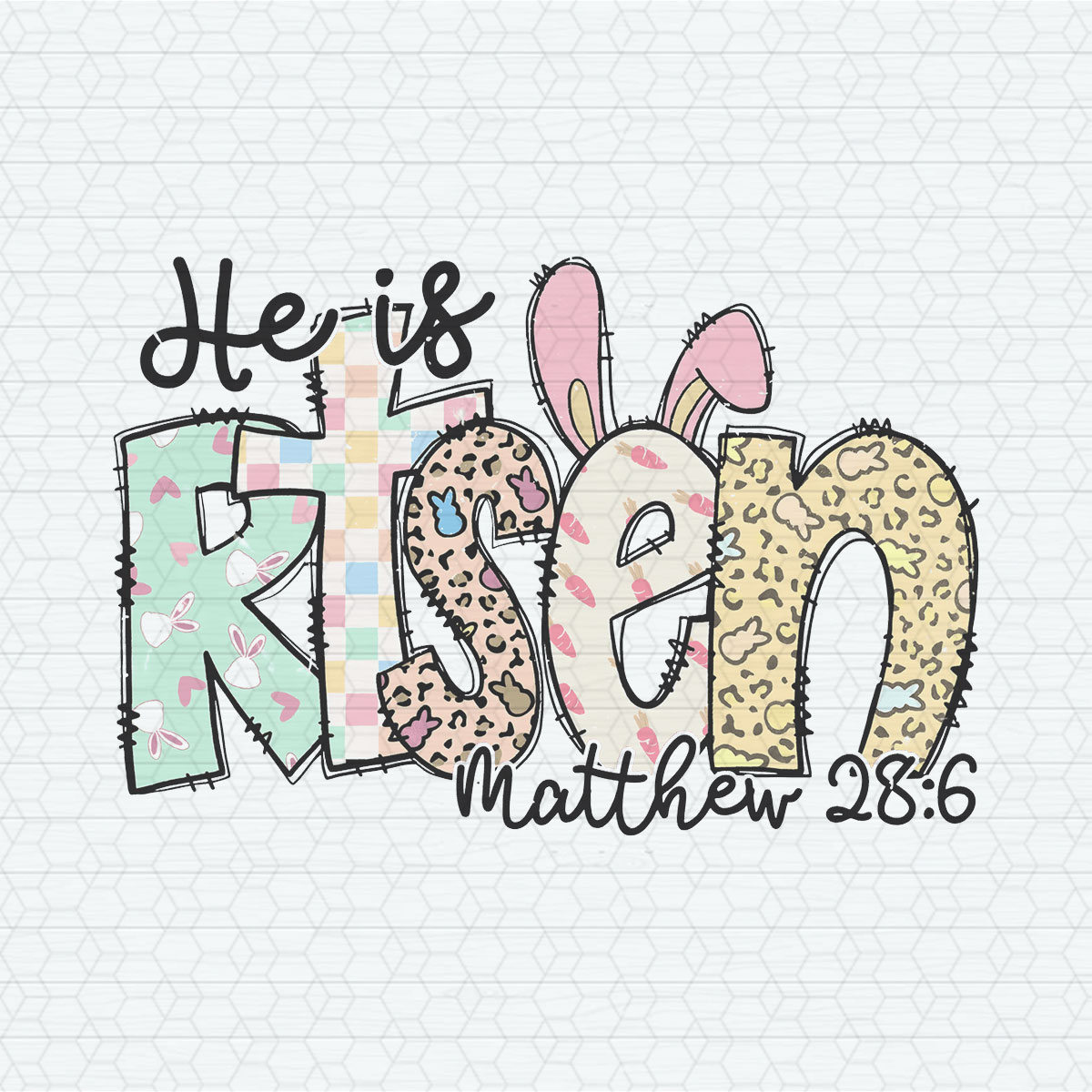 He Is Risen Matthew Easter Christian PNG - Inspire Uplift