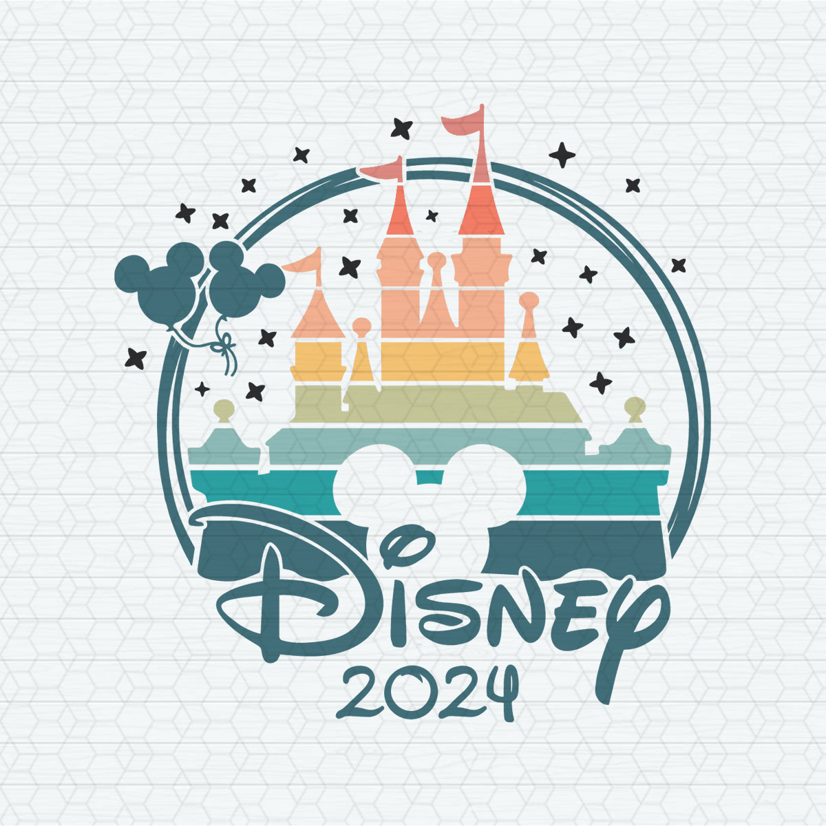 Disney Castle 2024 Magic Kingdom SVG - Inspire Uplift